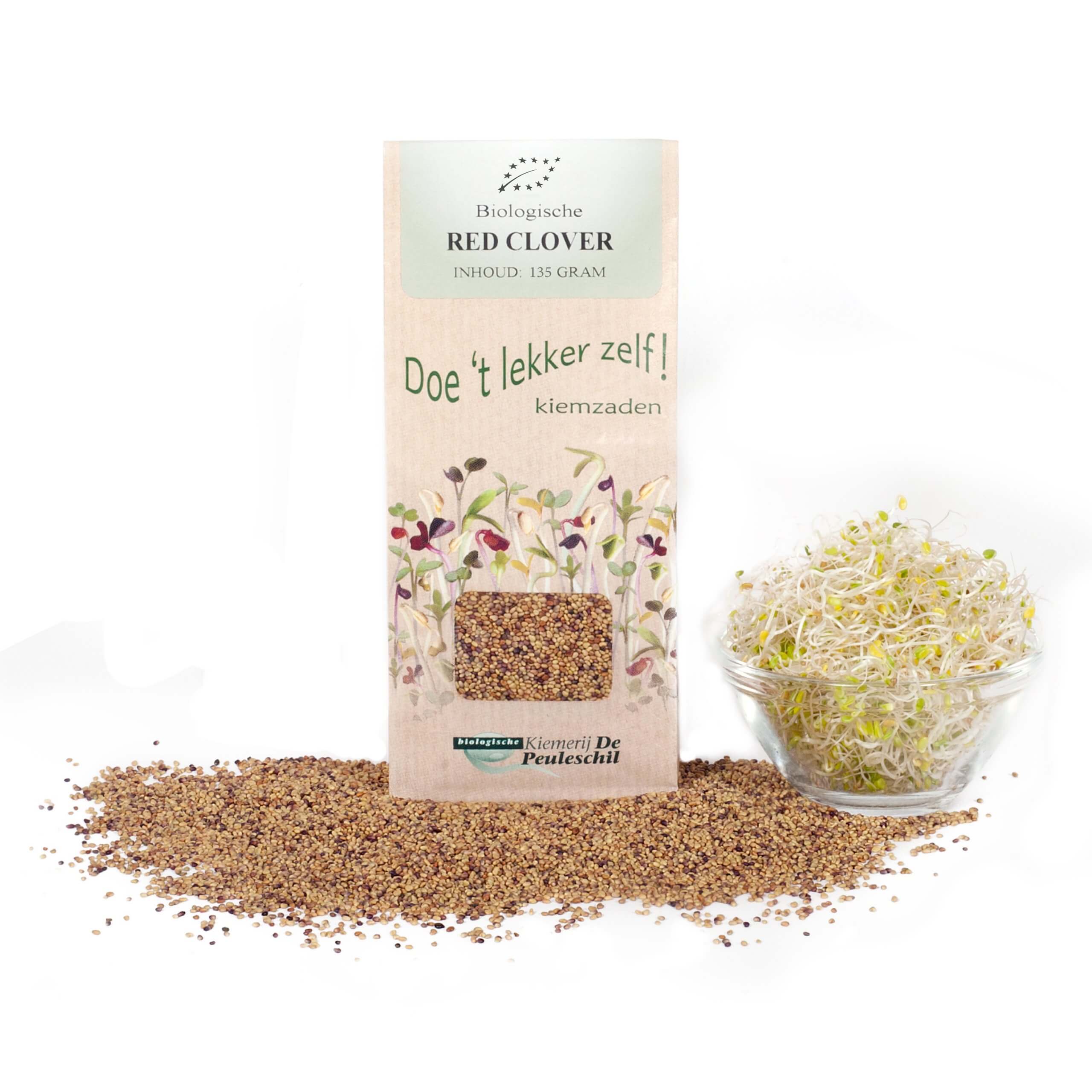Red Clover-zaad van De Peuleschil | Biologische Red Clover kiemen